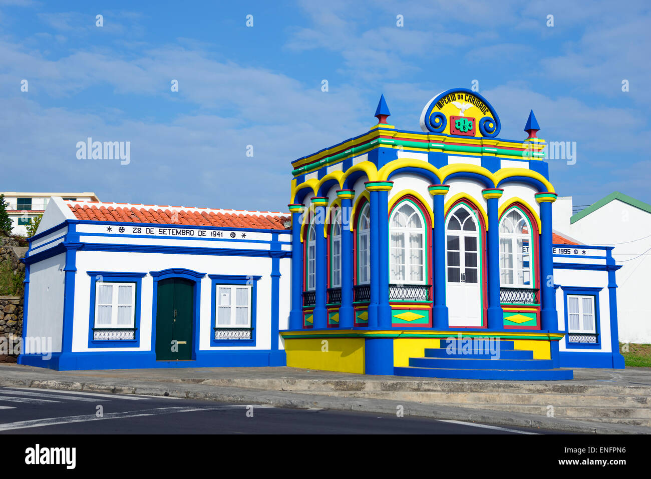 Holy Spirit Temple Imperio da Caridade, Praia da Vitoria, Terceira ...