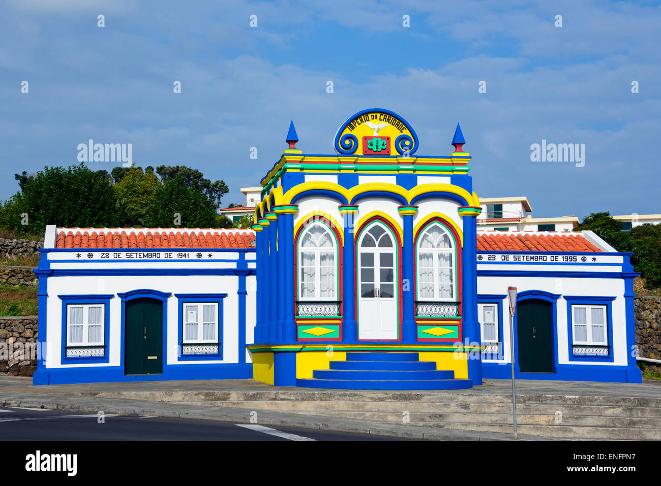 Holy Spirit Temple Imperio da Caridade, Praia da Vitoria, Terceira ...