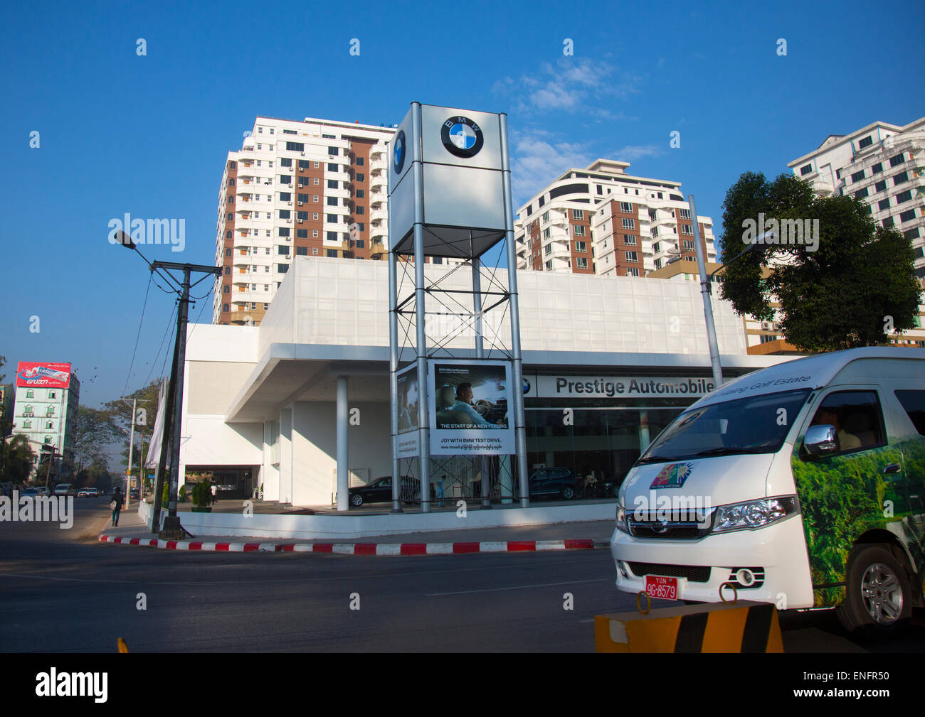 Bmw Car Dealership, Yangon, Myanmar Stock Photo - Alamy