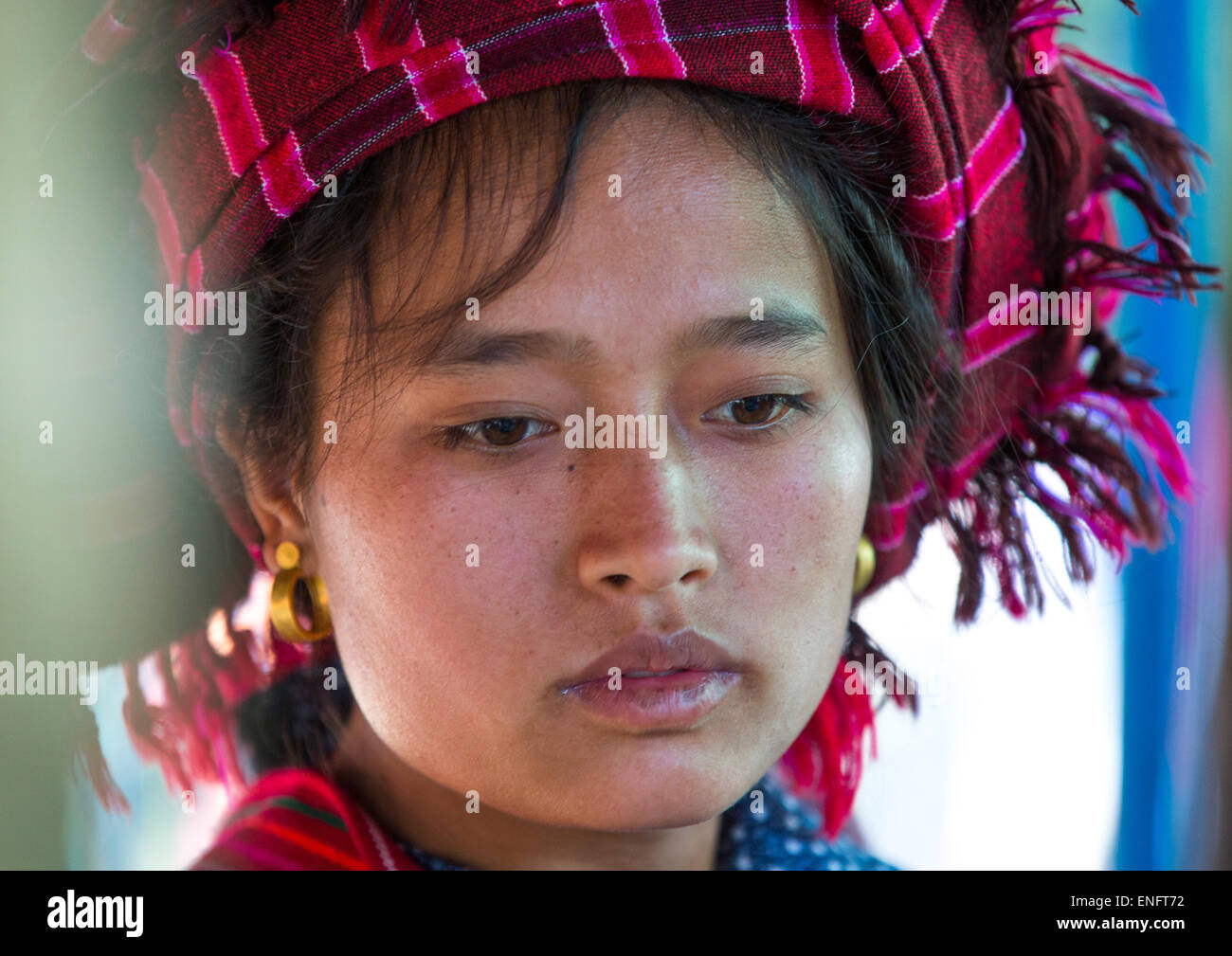 Pao Woman, Inle Lake, Myanmar Stock Photo - Alamy