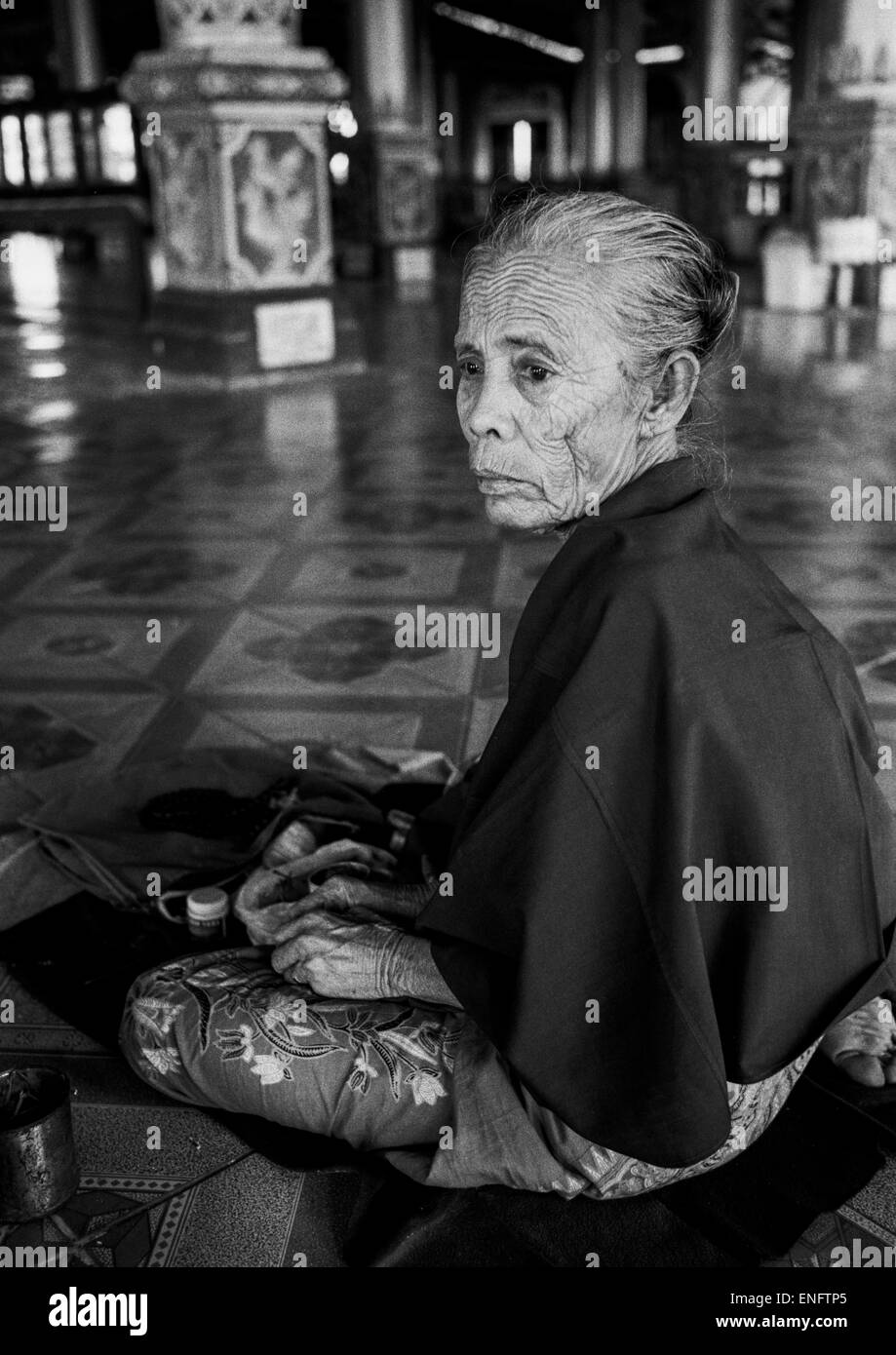 Old burmese Black and White Stock Photos & Images - Alamy