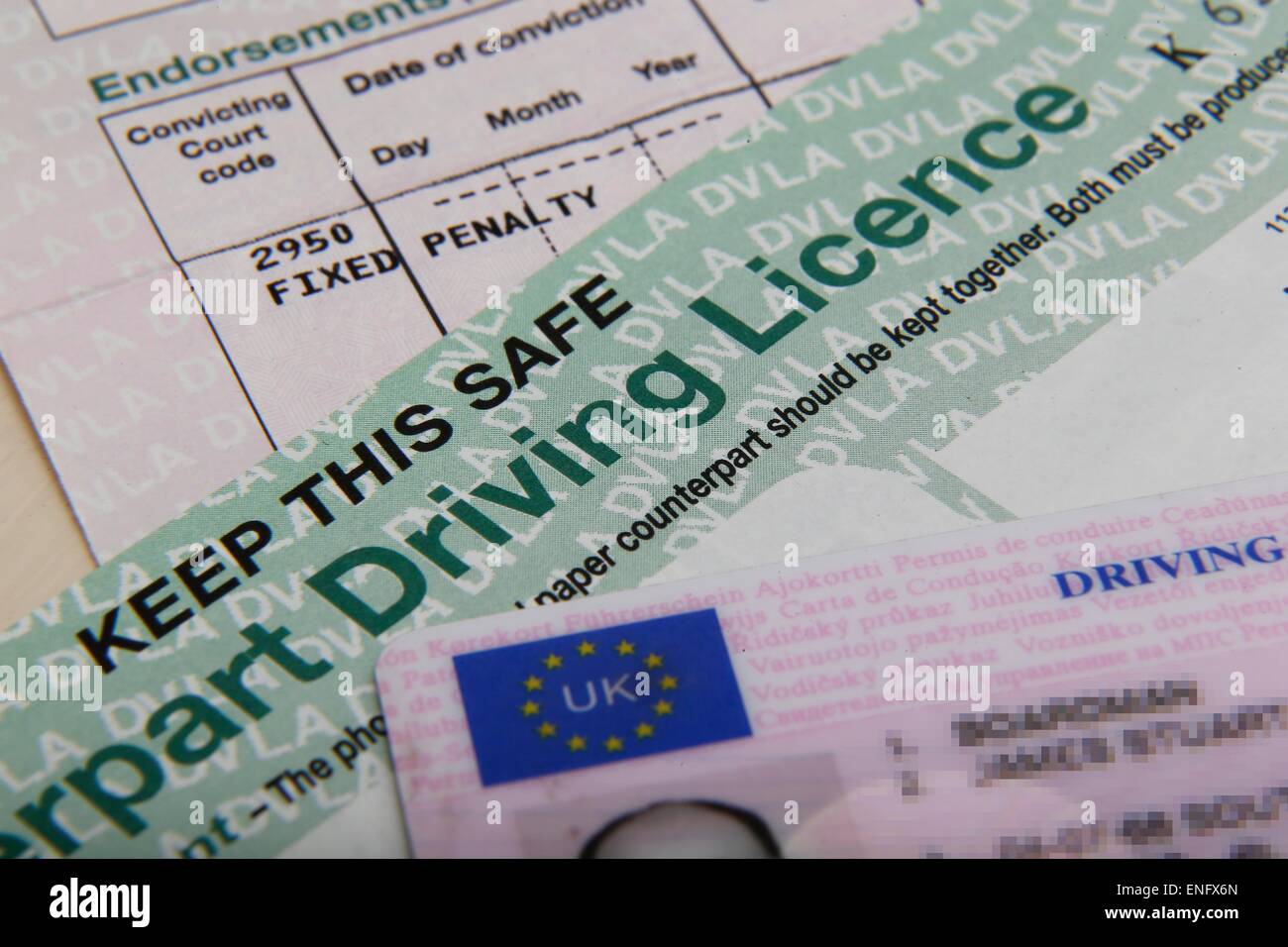 Counterpart driving licence hi-res stock photography and images - Alamy