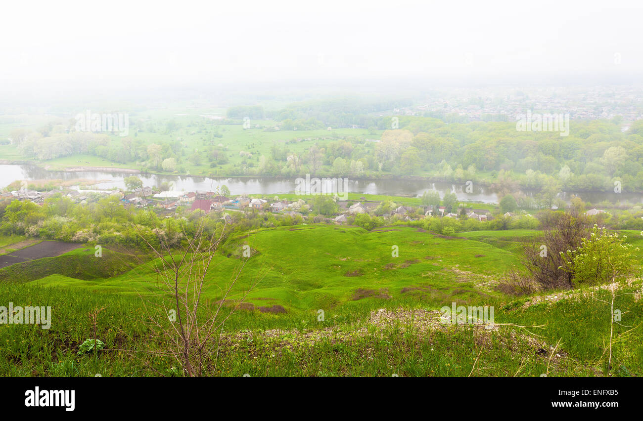 Beautiful rural riverside landscape in hi-res stock photography and ...