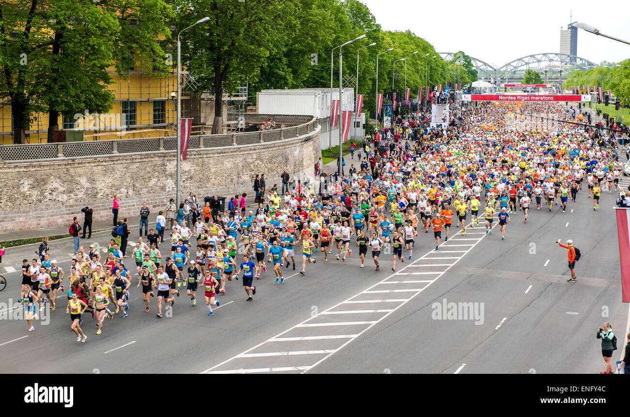 Riga marathon hi-res stock photography and images - Alamy