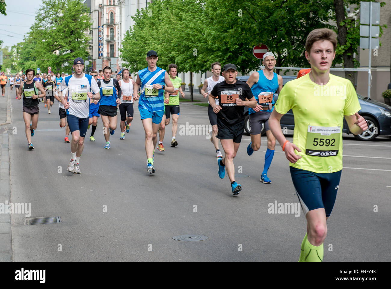 Riga marathon hi-res stock photography and images - Alamy