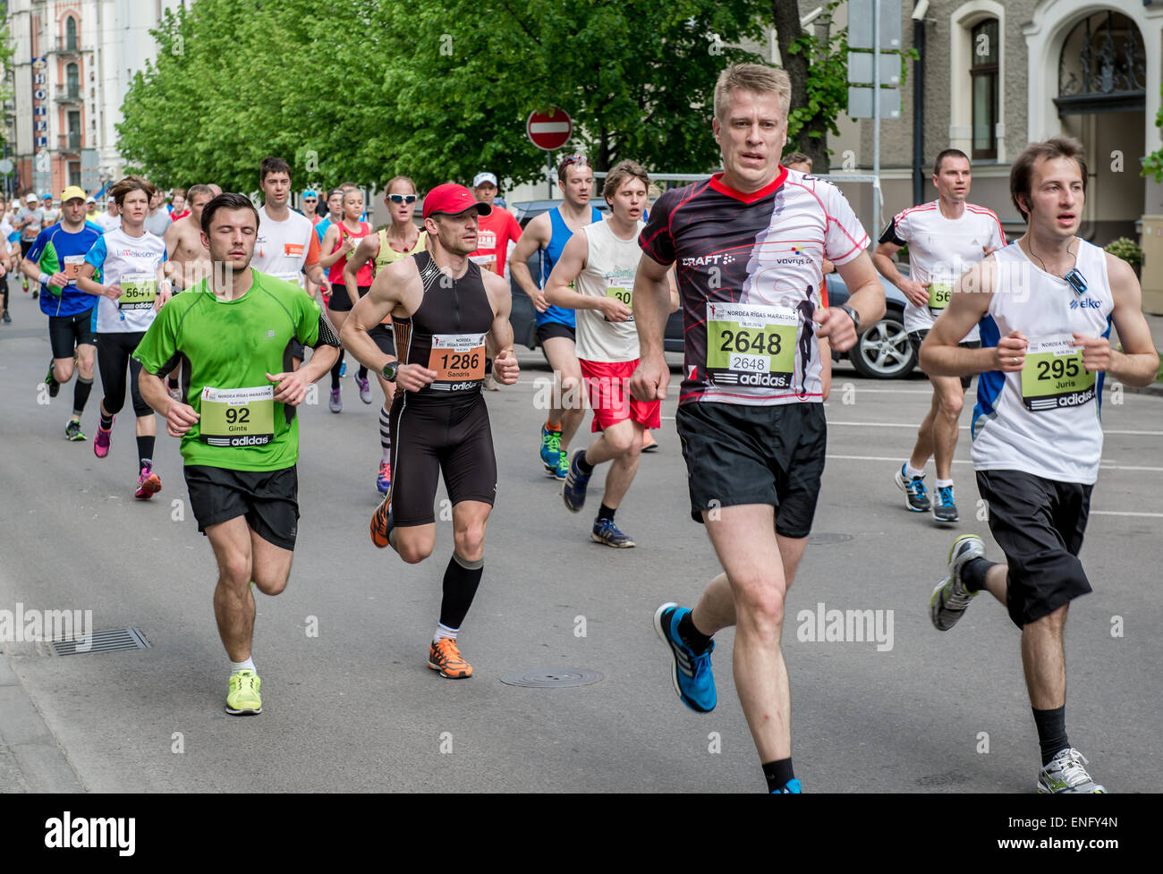 Riga marathon hi-res stock photography and images - Alamy