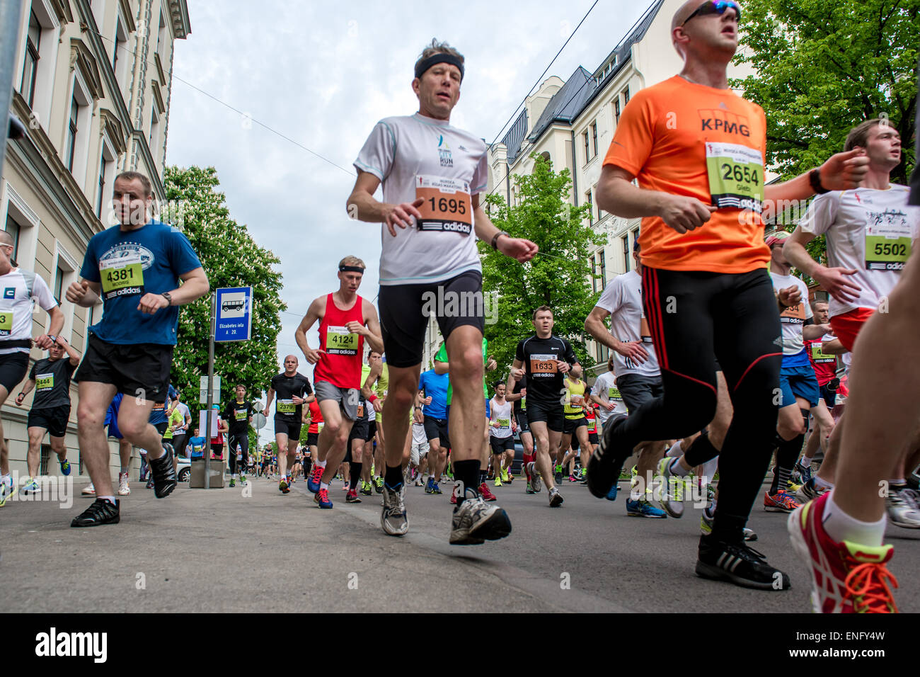 Riga marathon hi-res stock photography and images - Alamy