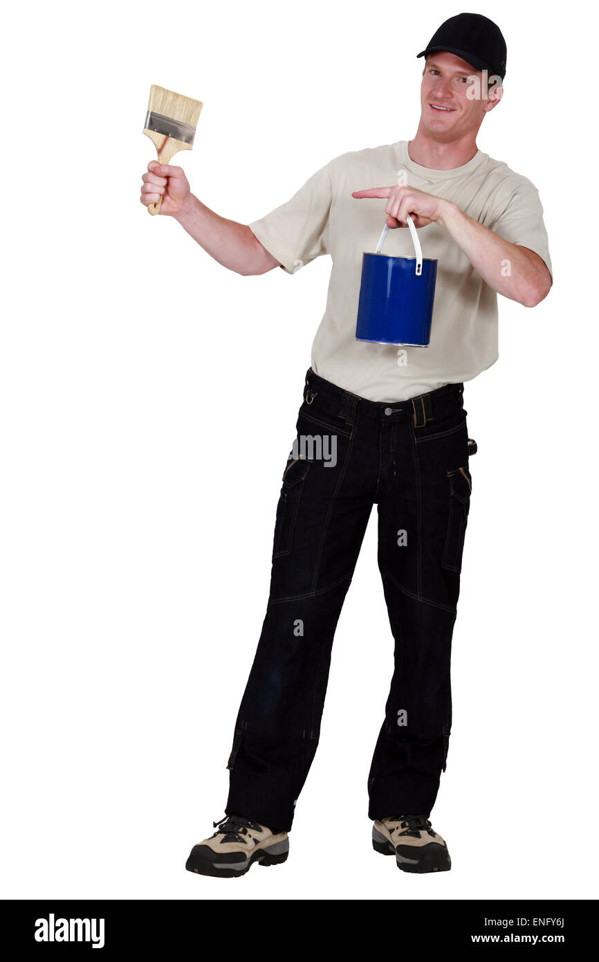 Painter decorator work uniform Cut Out Stock Images & Pictures - Alamy