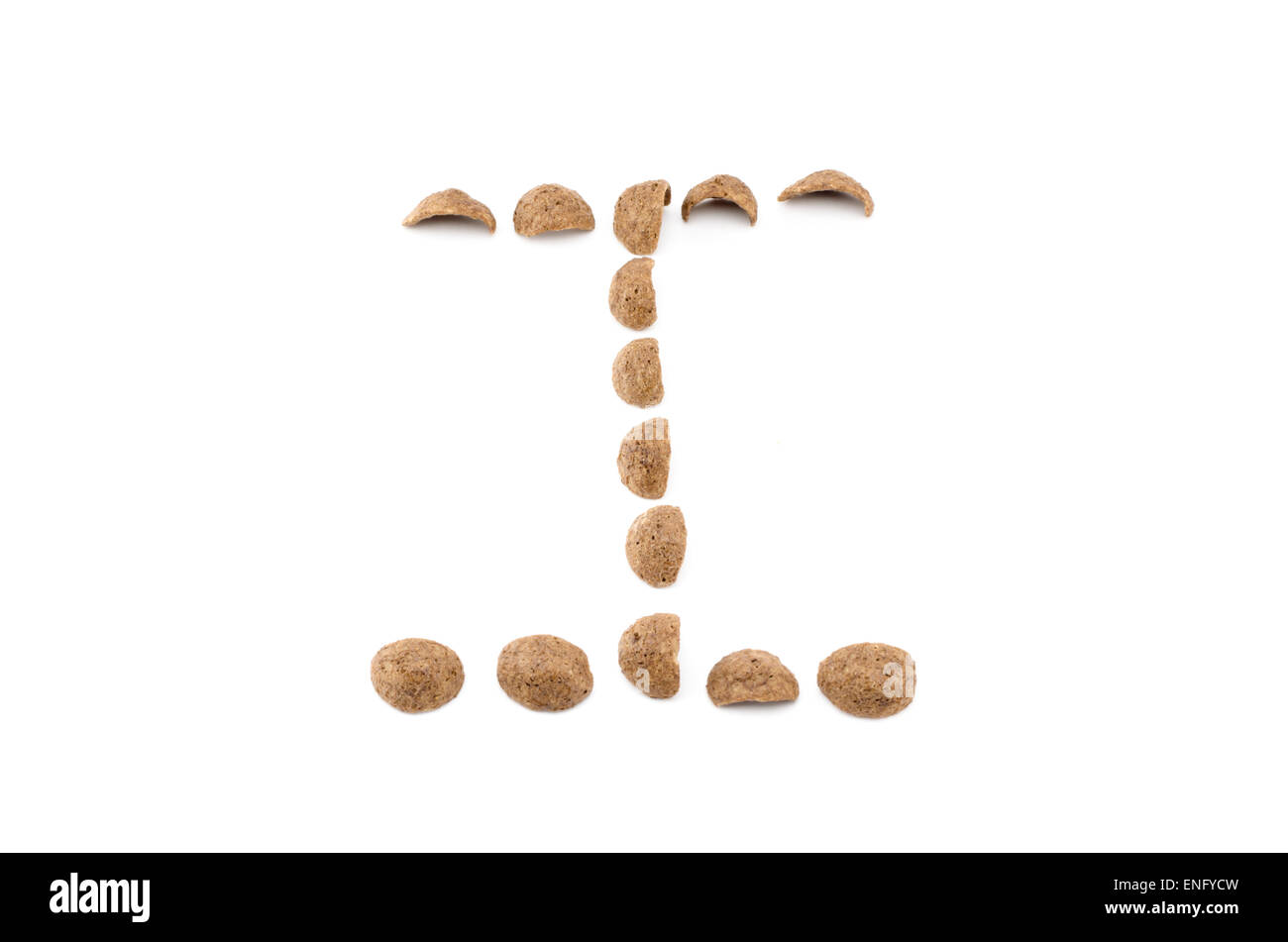 cereals alphabet isolated on white background Stock Photo - Alamy