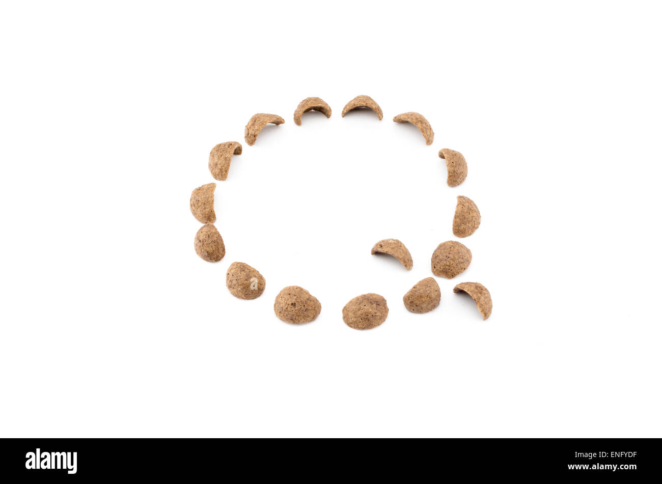 cereals alphabet isolated on white background Stock Photo - Alamy