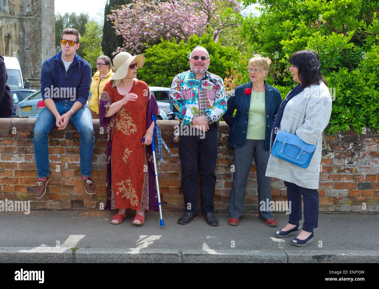 May Day Traditional Morris Dancing in the early spring sunshine at the ...