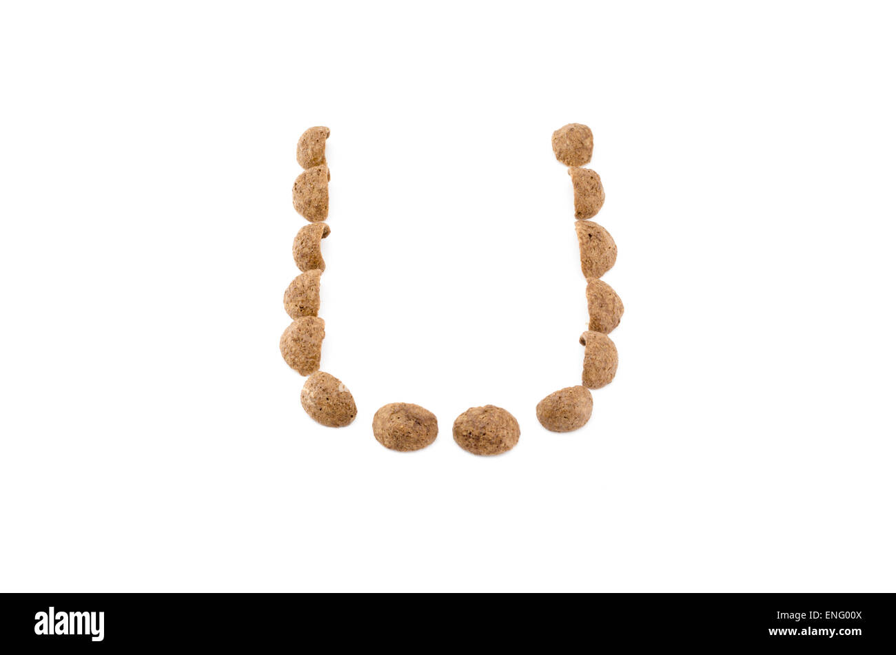 cereals alphabet isolated on white background Stock Photo - Alamy