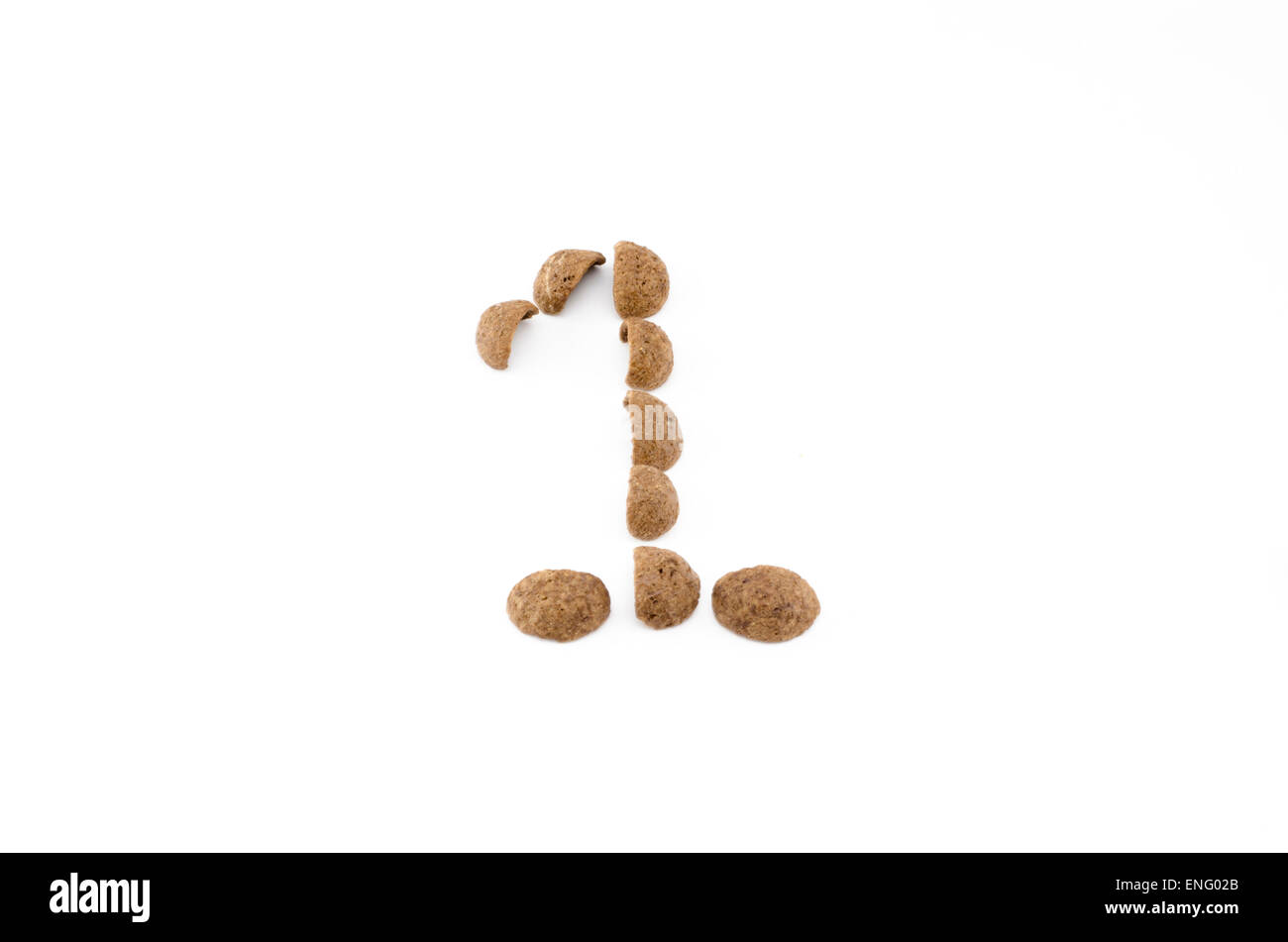 cereals alphabet isolated on white background Stock Photo - Alamy
