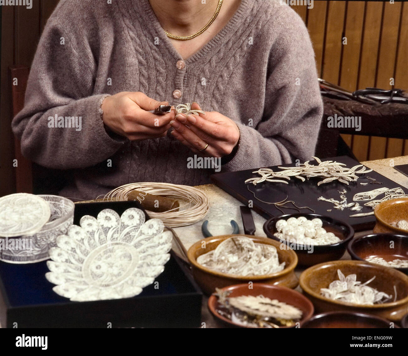 Filigree jewellery hi-res stock photography and images - Alamy