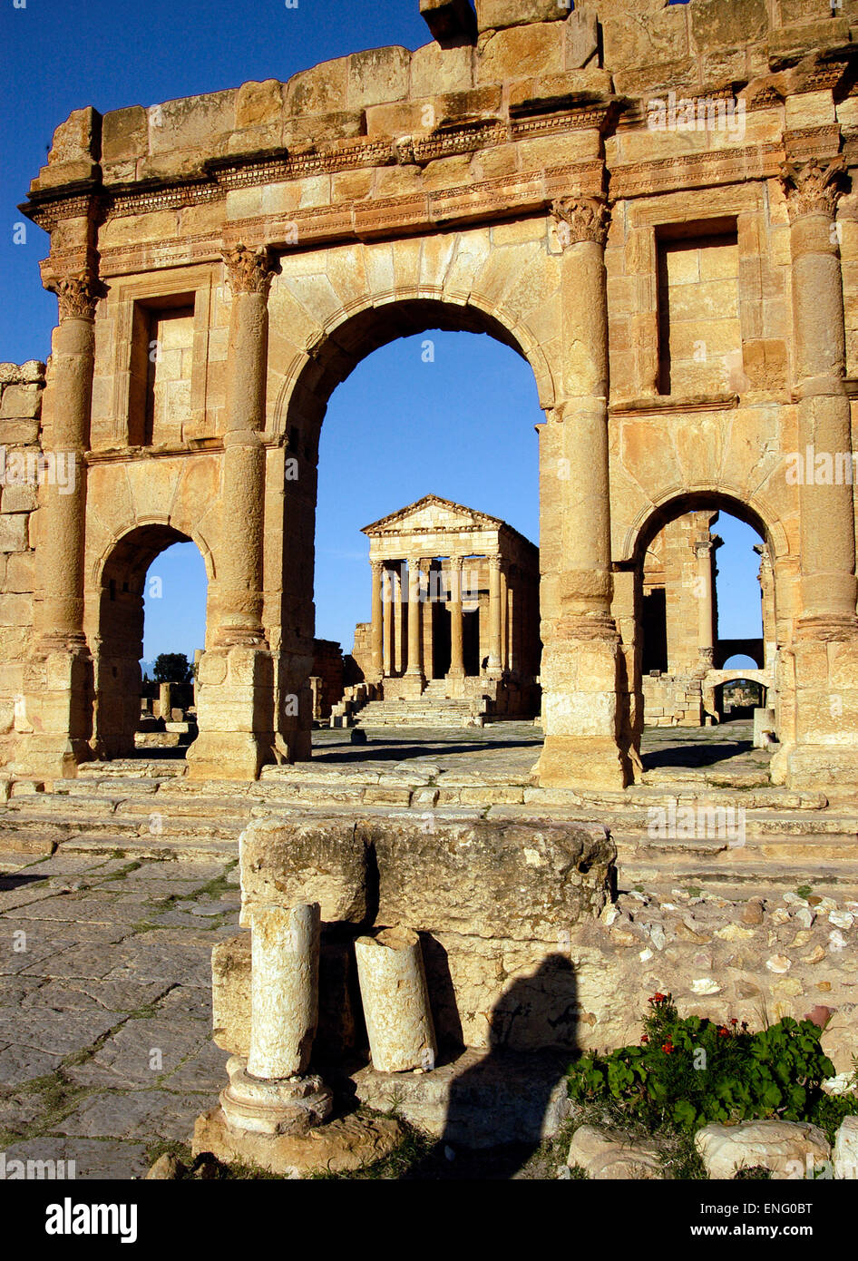 Tunisia: archeological site of Sbeitla Stock Photo - Alamy