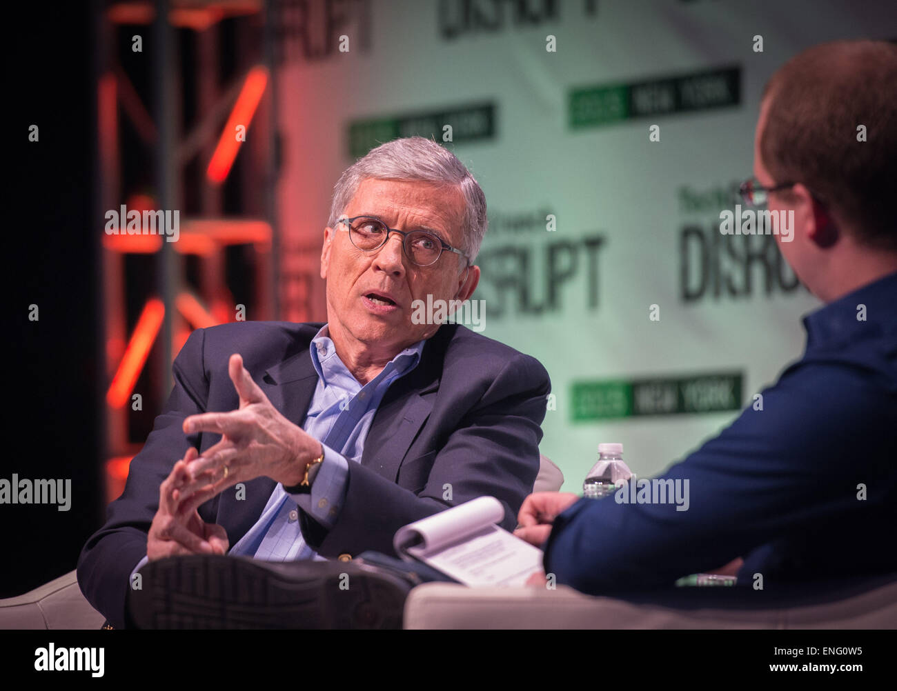 Manhattan, New York, USA. 4th May, 2015. FCC Chairman TOM WHEELER ...