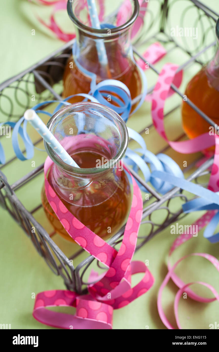 Finnish traditional Vappu food, sugar donuts with sima Stock Photo - Alamy
