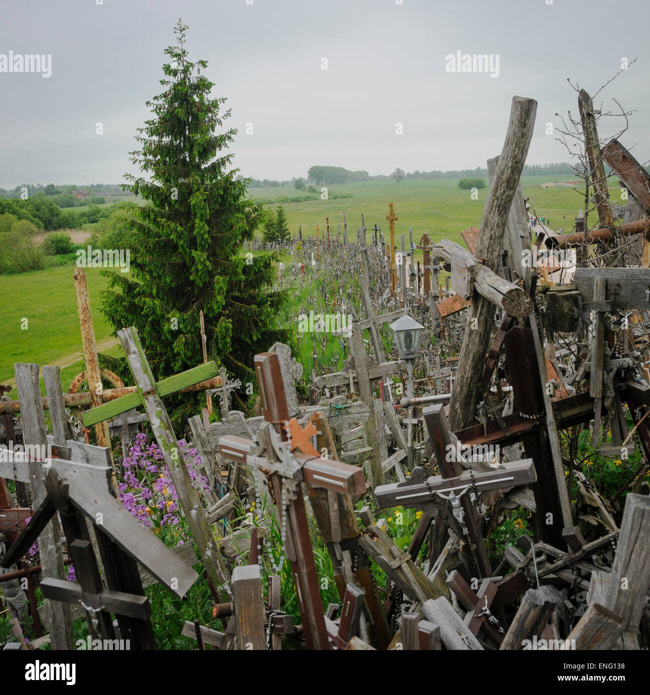 The hill of the Crosses in Lithuania, one of the most important ...