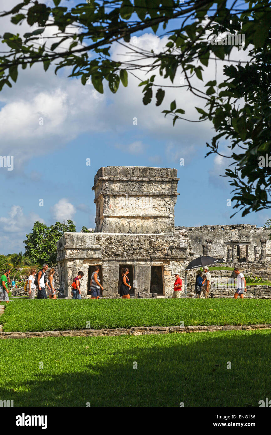 Tulum ruins the site of a Mayan ancient civilization on the Yucatán ...