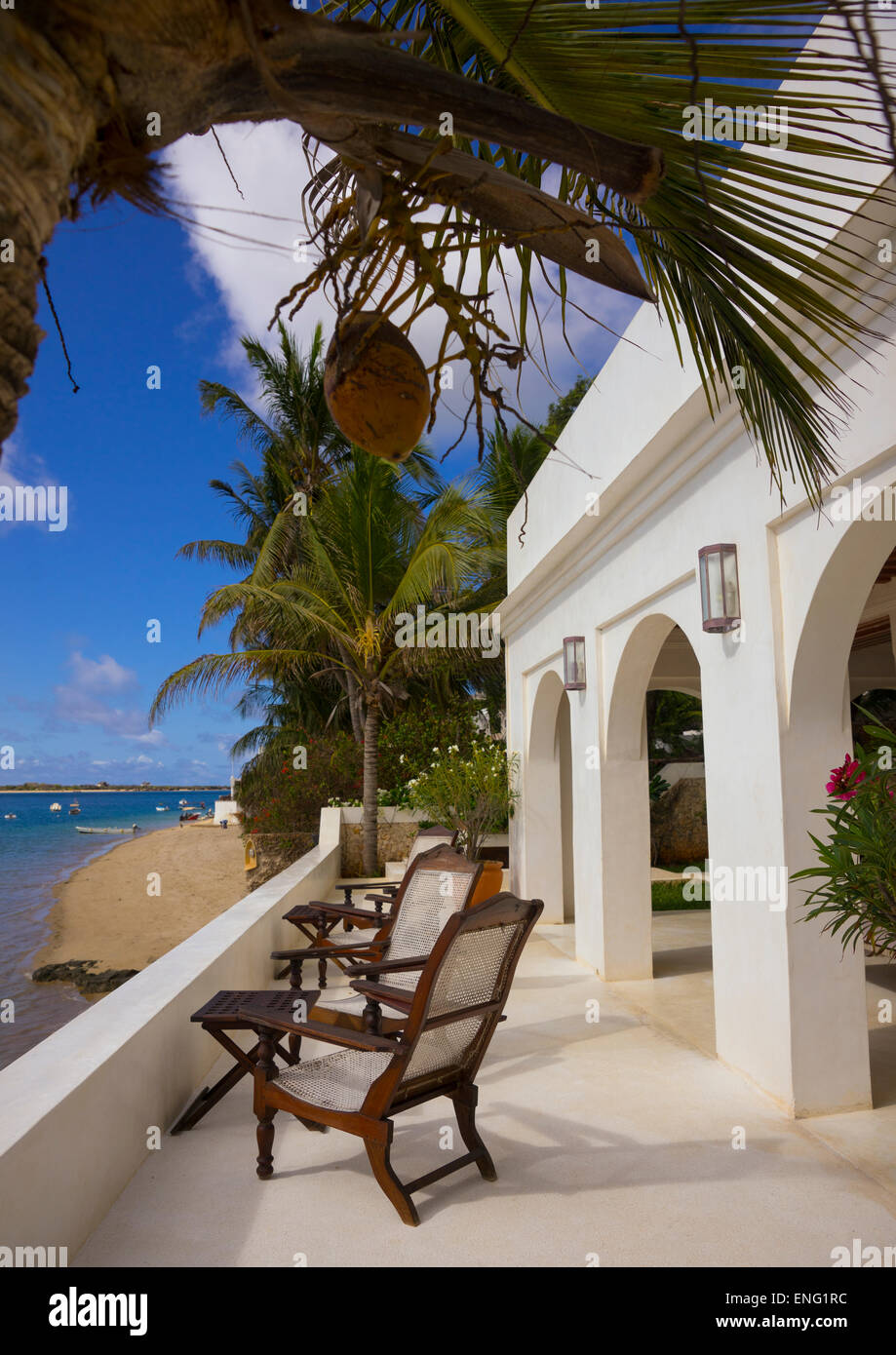 Forodhani House, Lamu County, Shela, Kenya Stock Photo - Alamy