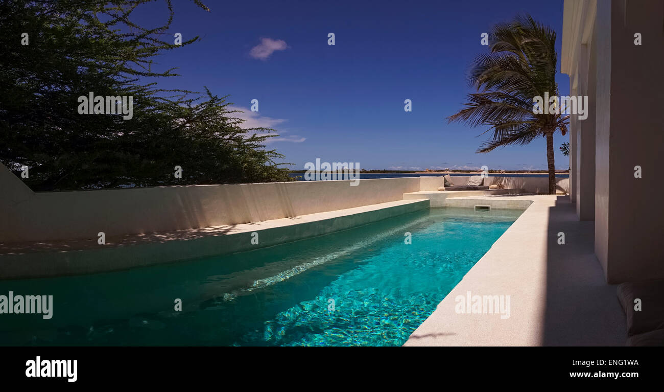 Forodhani House Pool, Lamu County, Shela, Kenya Stock Photo - Alamy