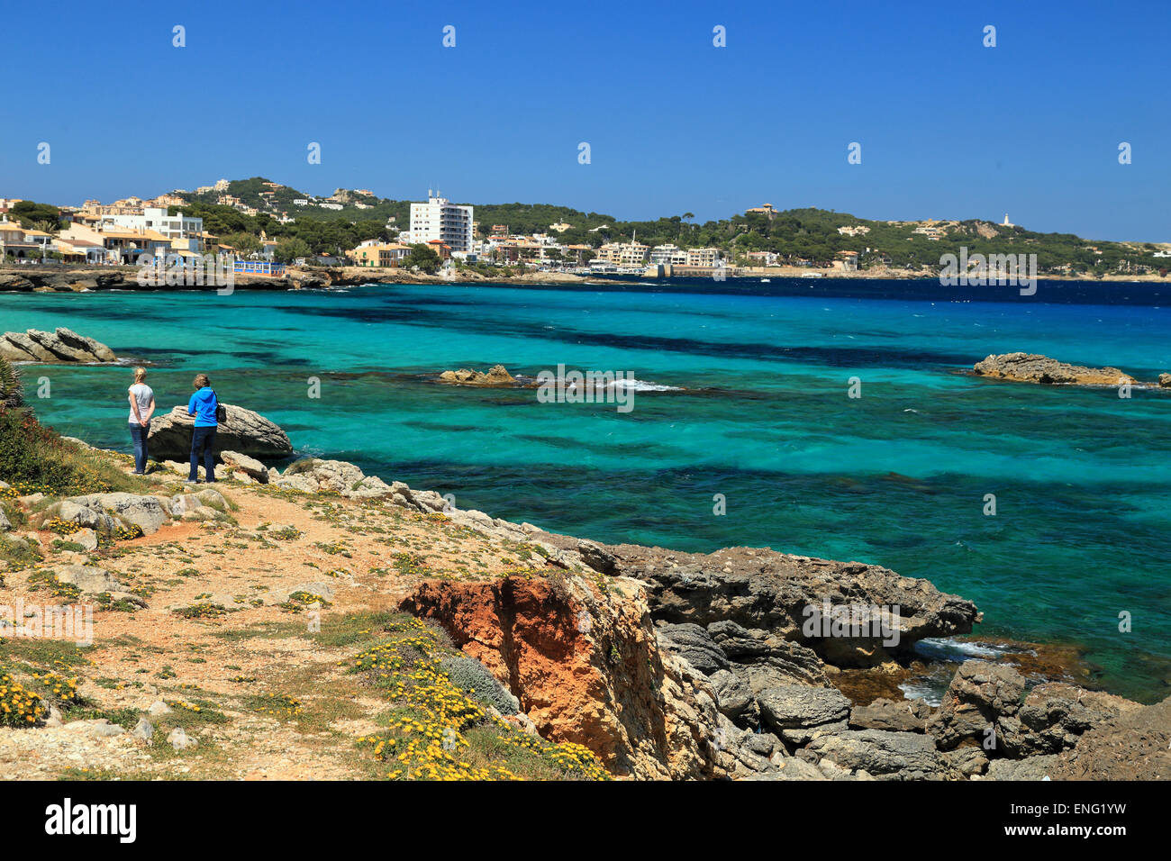 Rocky coast of Cala Rajada, Mallorca Stock Photo - Alamy