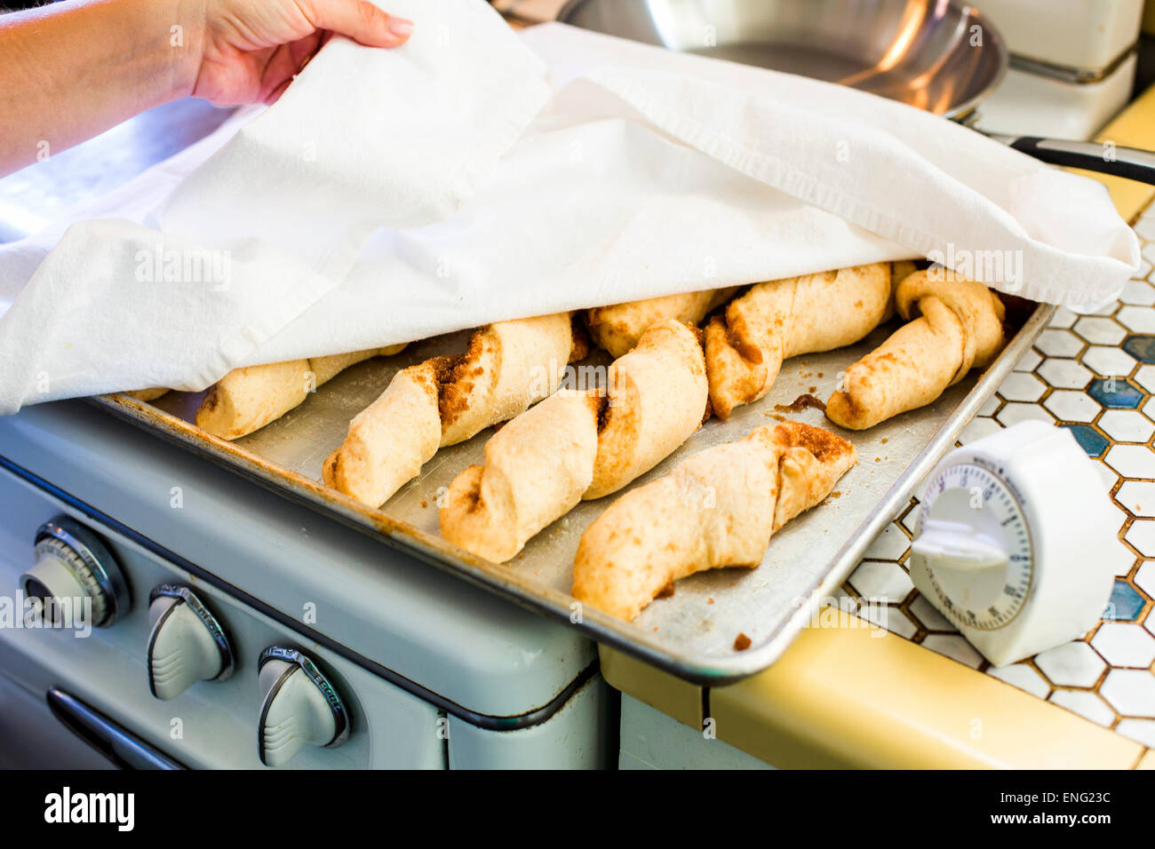 Baking tray fresh bread hi-res stock photography and images - Alamy