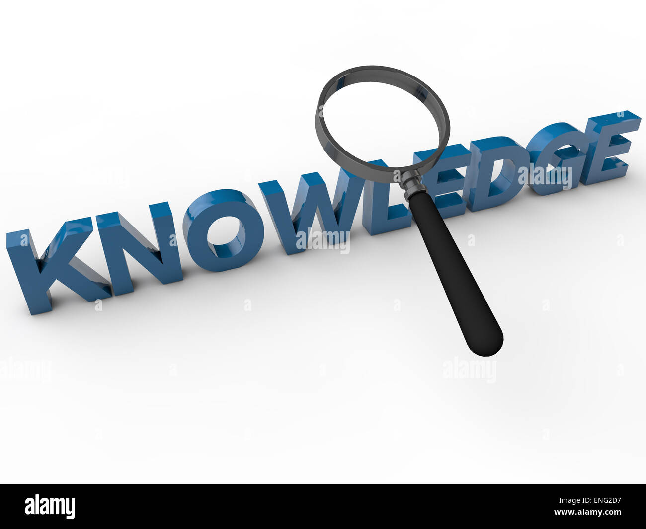 knowledge - 3d text over white background Stock Photo - Alamy