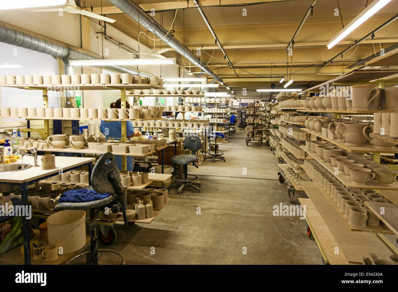 Emma Bridgewater pottery factory Stoke on Trent, North Staffordshire ...