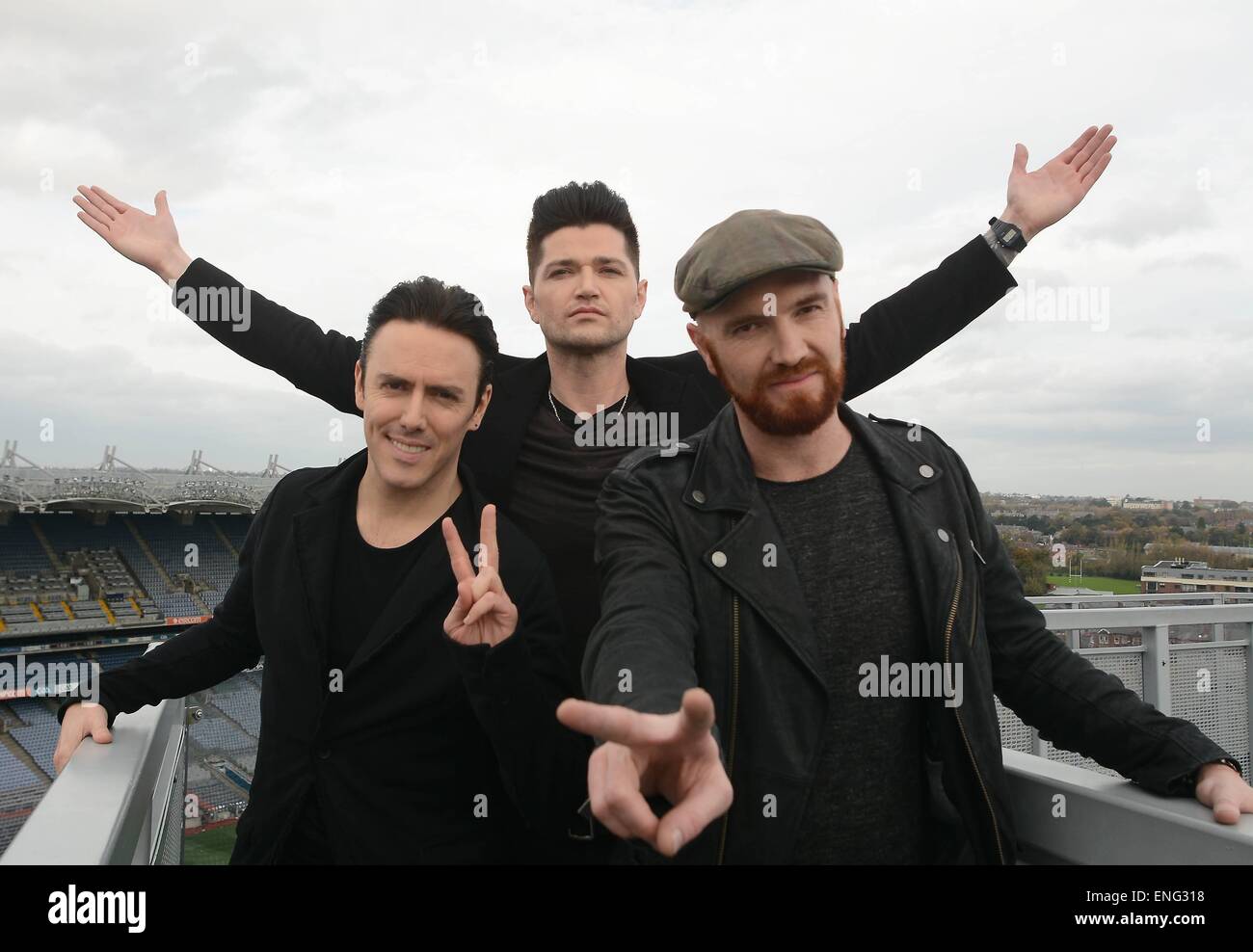 The Script members Glen Power, Danny O'Donoghue and Mark Sheehan ...