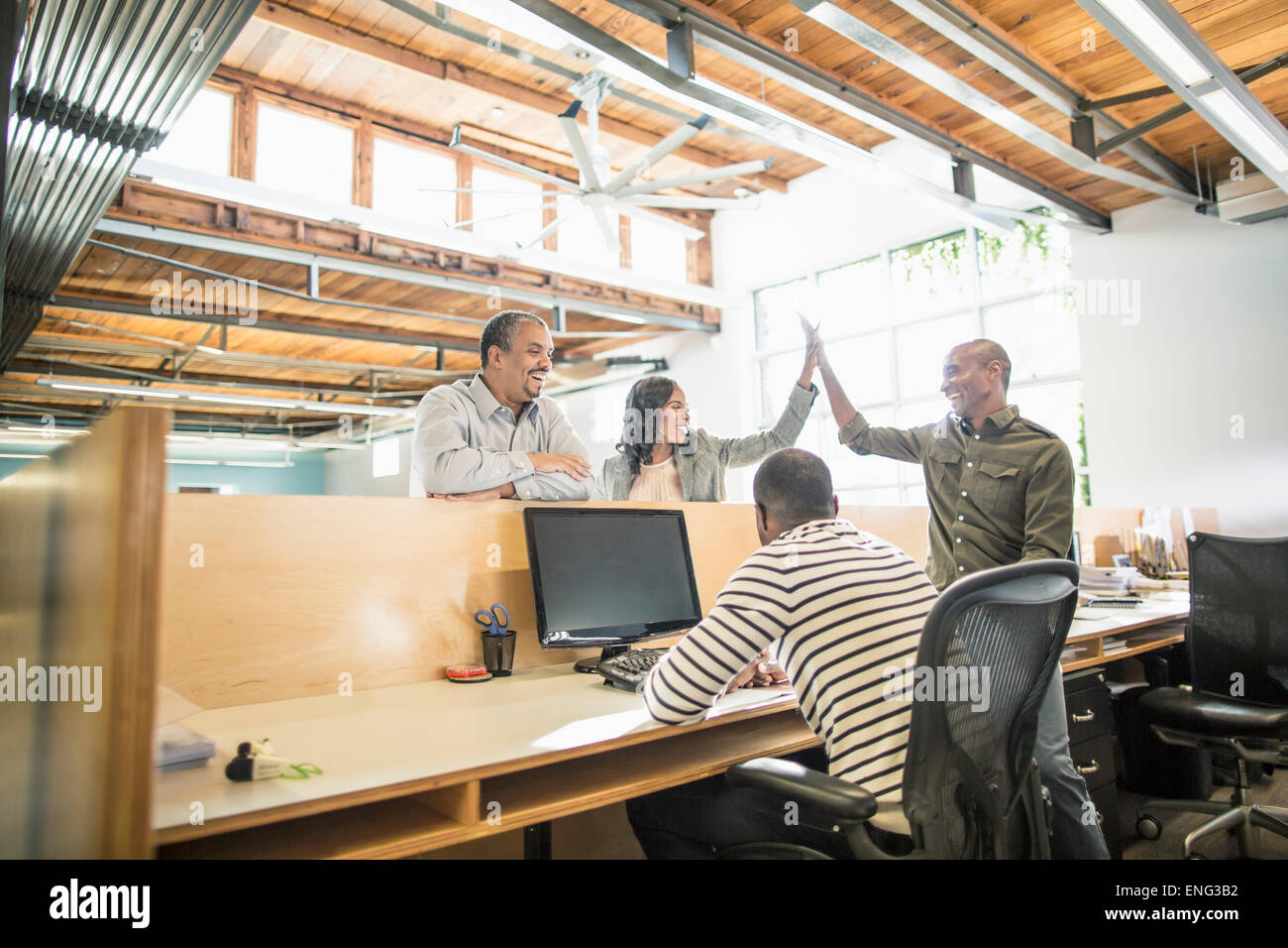 Office Worker At Desk