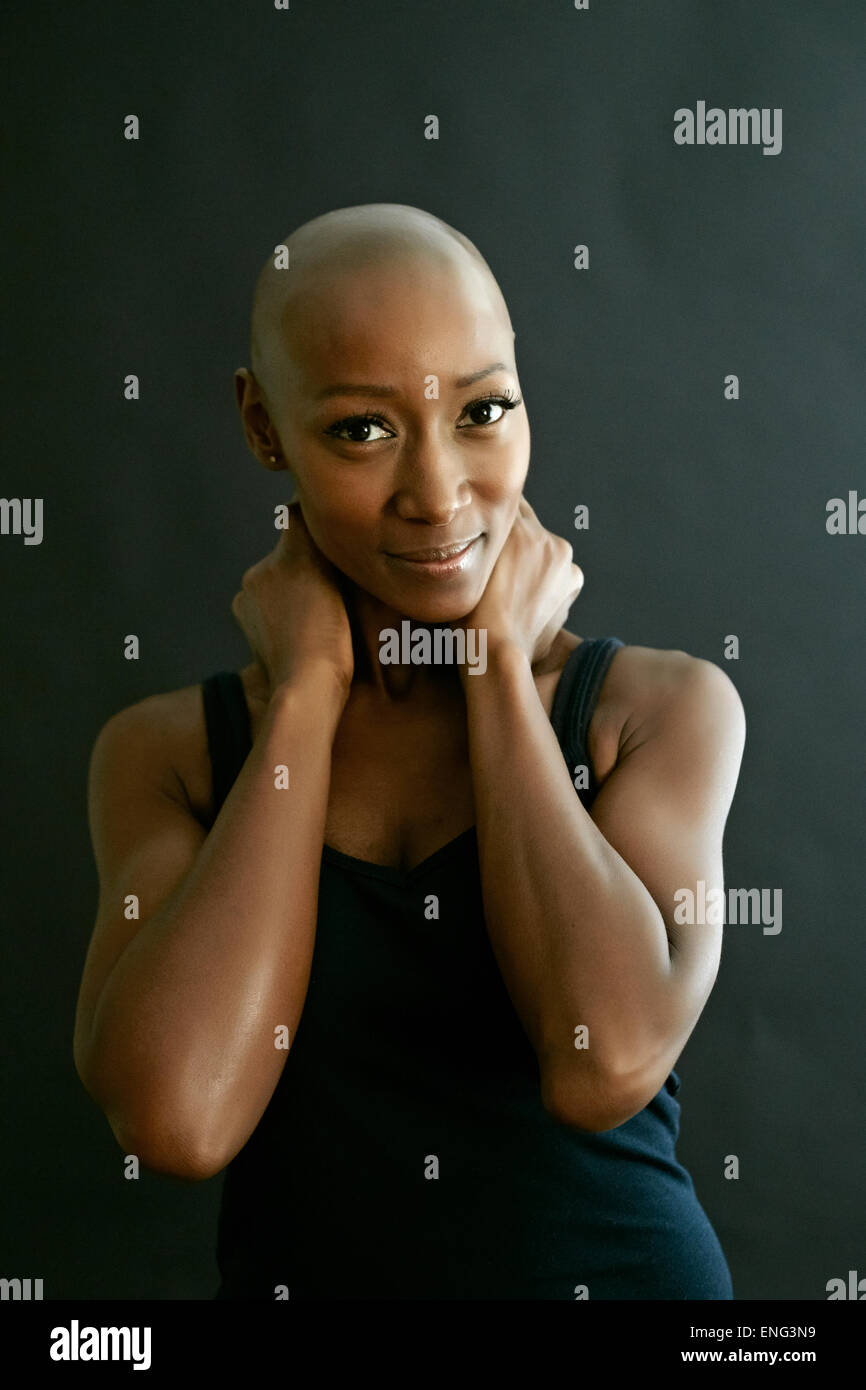 African American woman smiling Stock Photo - Alamy