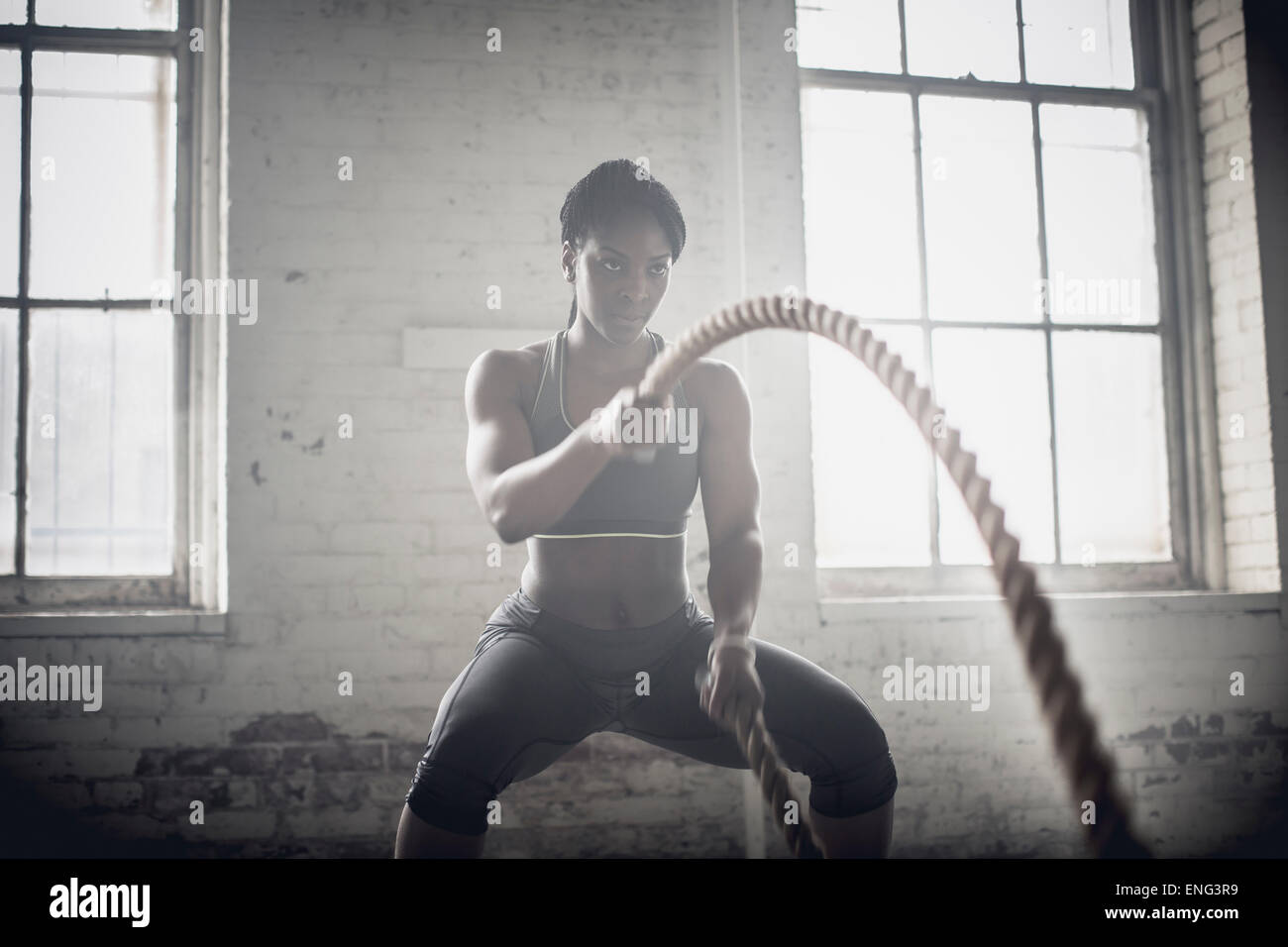 Gym rope hi-res stock photography and images - Alamy