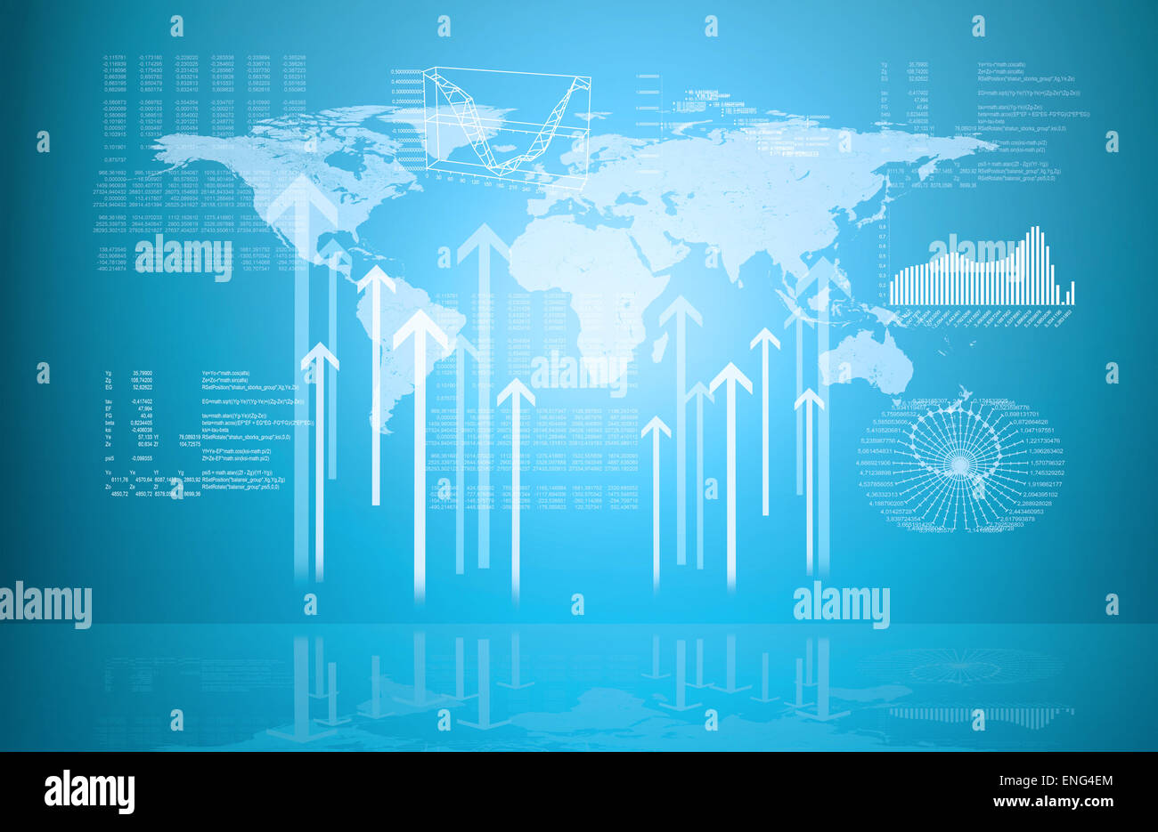 World map arrows hi-res stock photography and images - Alamy