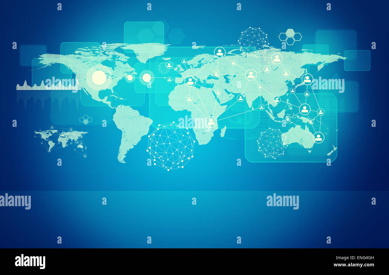 World map graphical charts hi-res stock photography and images - Alamy