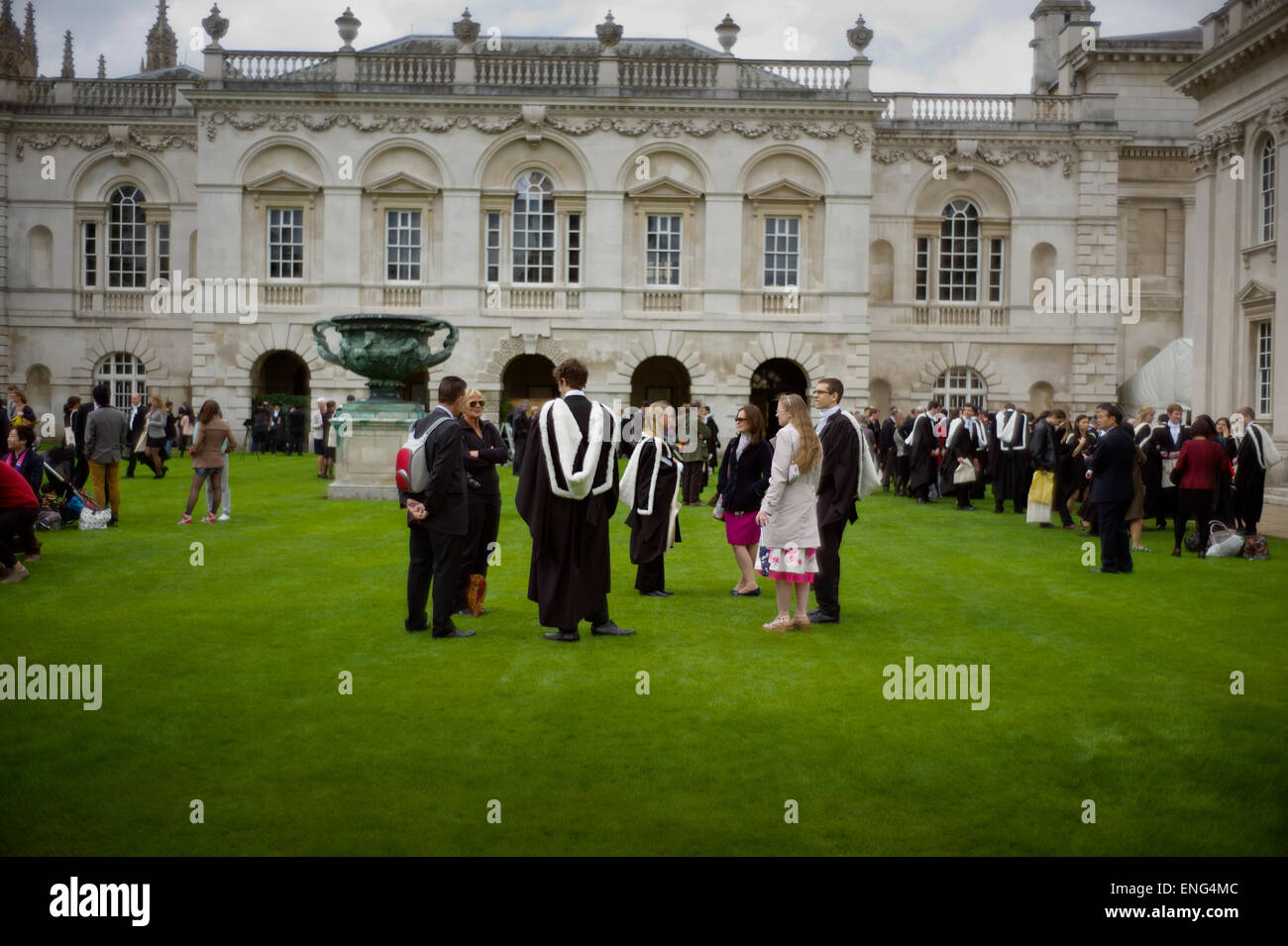 Graduation ceremony cambridge university england hi-res stock ...