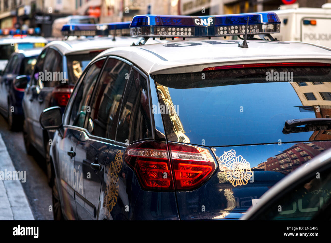 Spain police car hi-res stock photography and images - Alamy