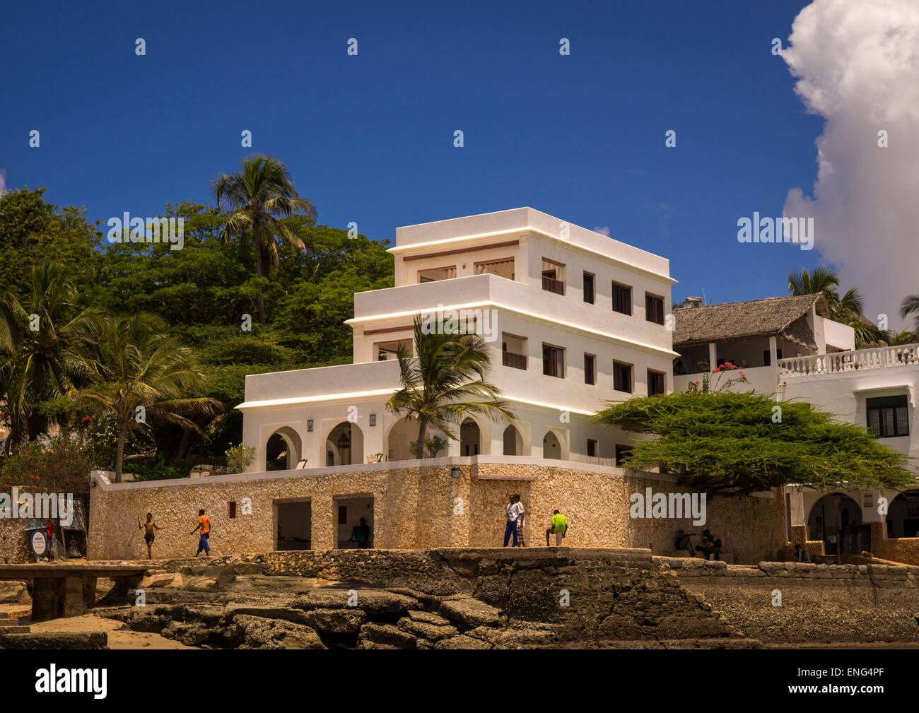 Indian ocean color horizontal lamu kenya hi-res stock photography and ...