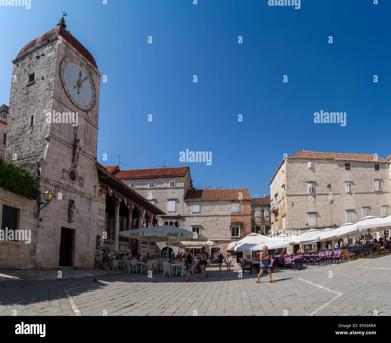 Trogir clock tower hi-res stock photography and images - Alamy