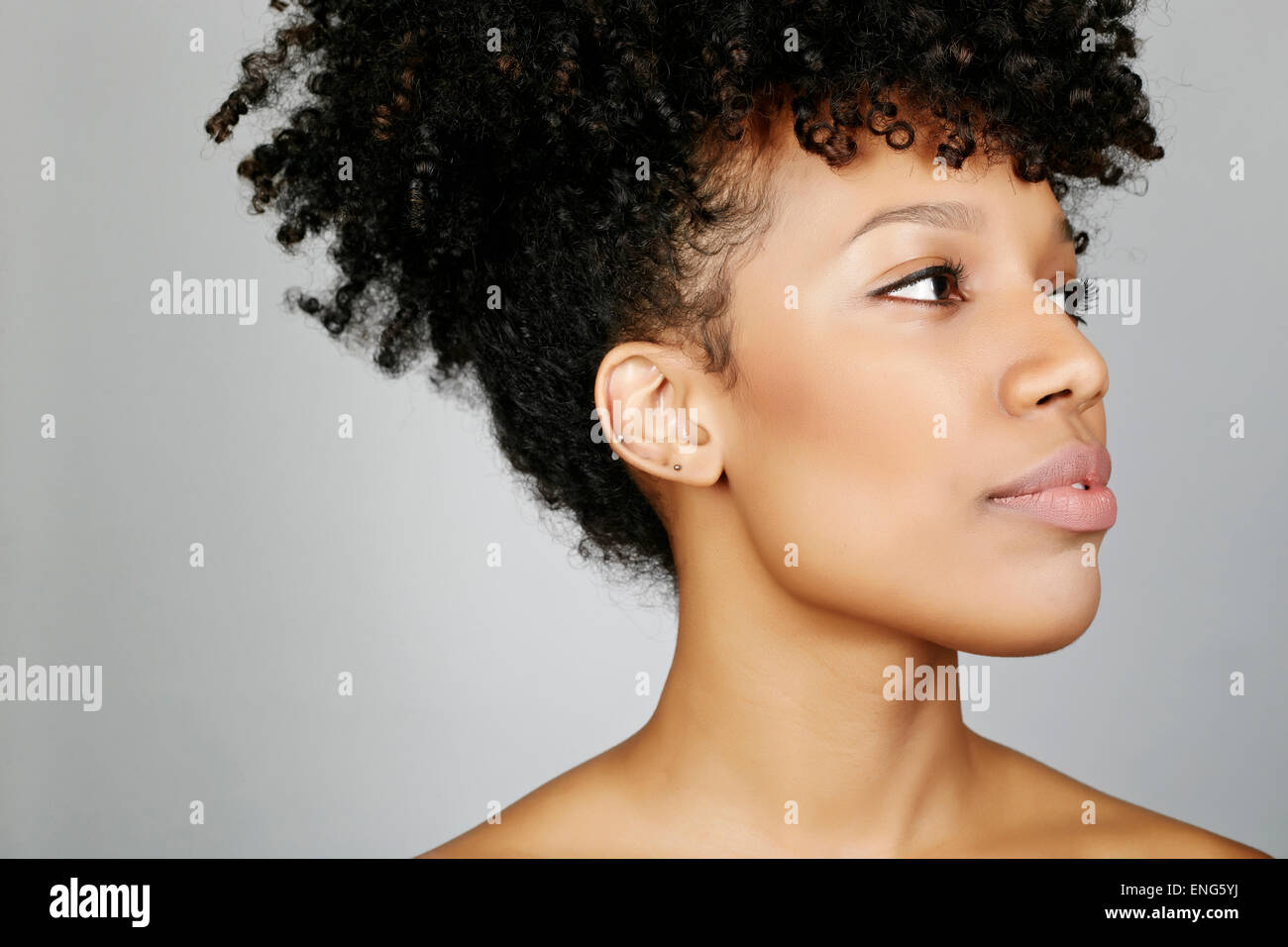 Human being side face hi-res stock photography and images - Alamy