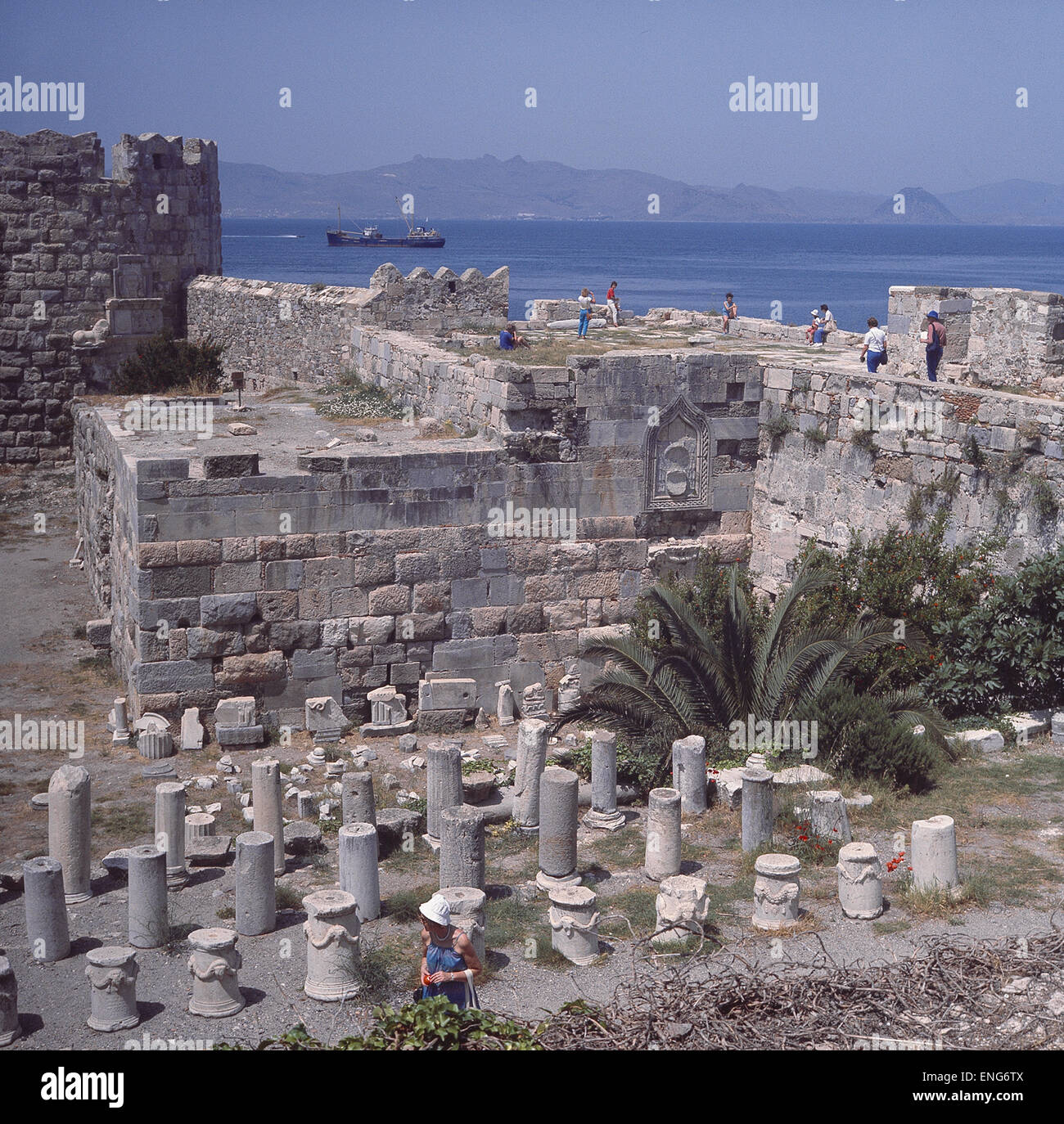 Griechenland, Dodekanes, Insel Kos, Kos, Kastell der Johanniter Stock ...