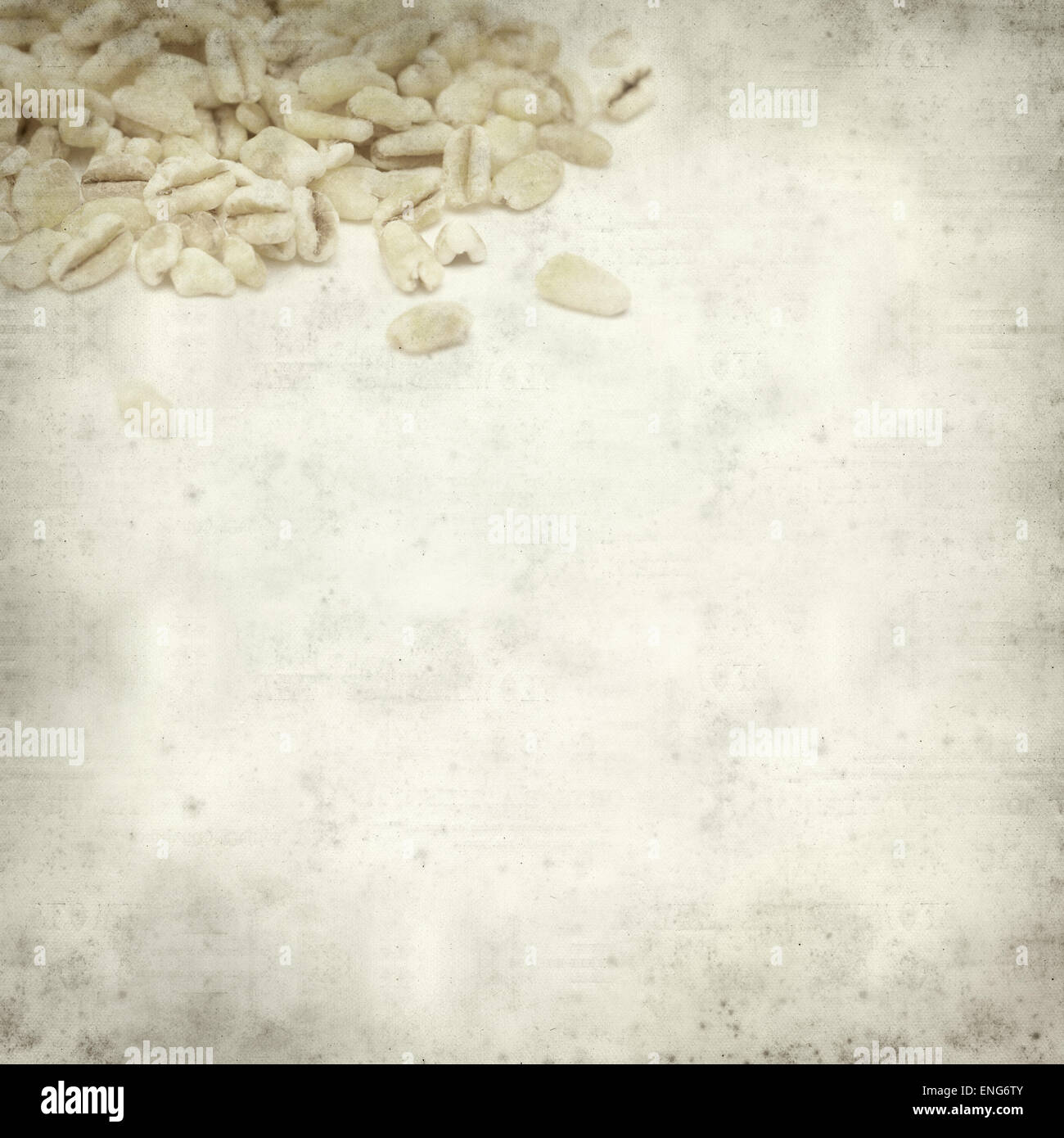 textured old paper background with wheat grains Stock Photo - Alamy