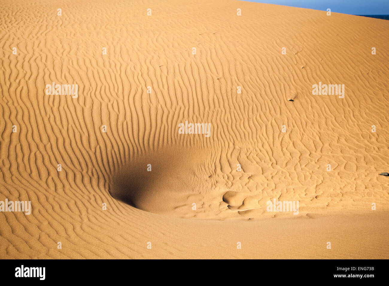 Sand Dunes Ripples Stock Photo - Alamy