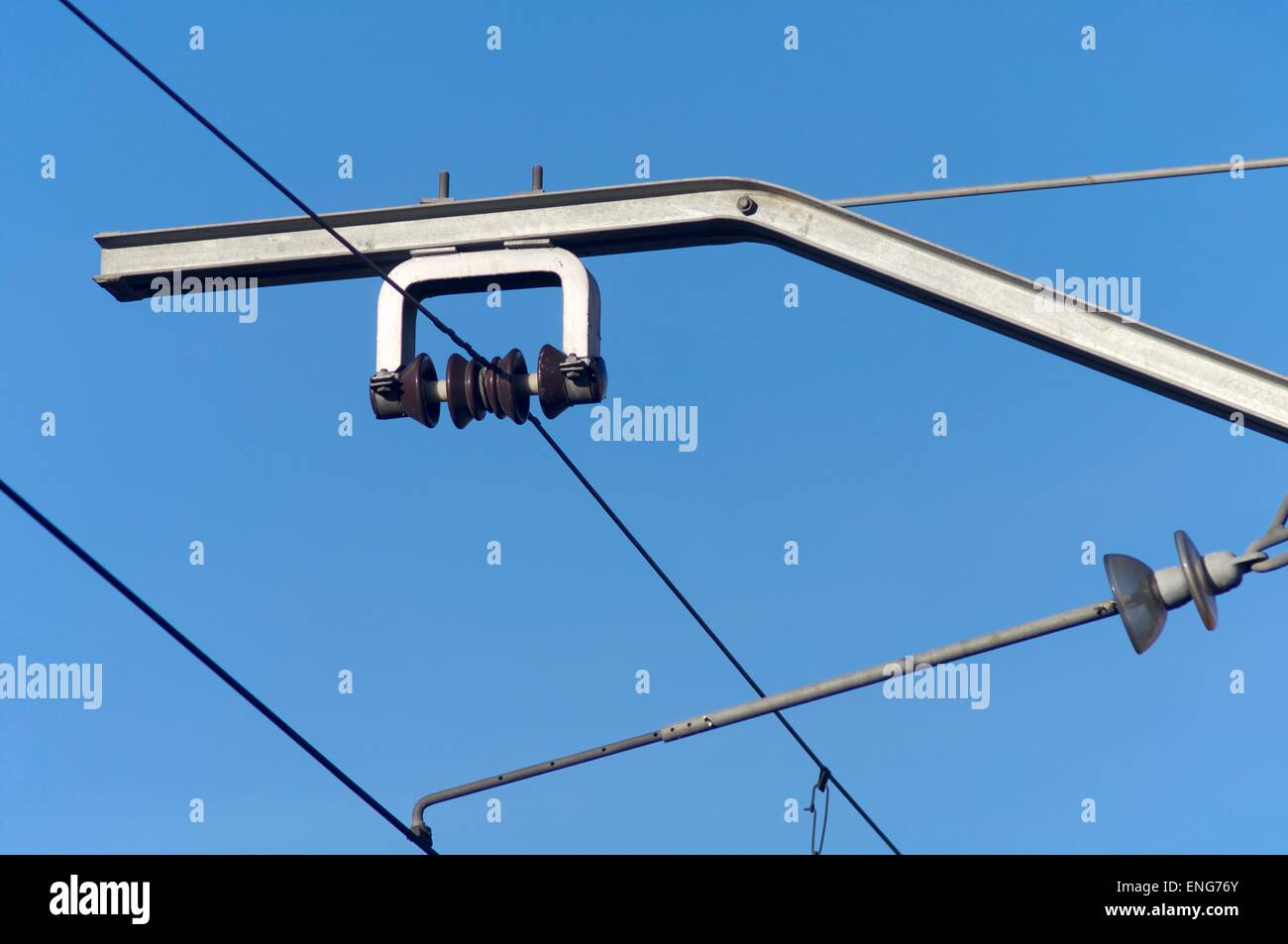 Catenary wires hi-res stock photography and images - Alamy
