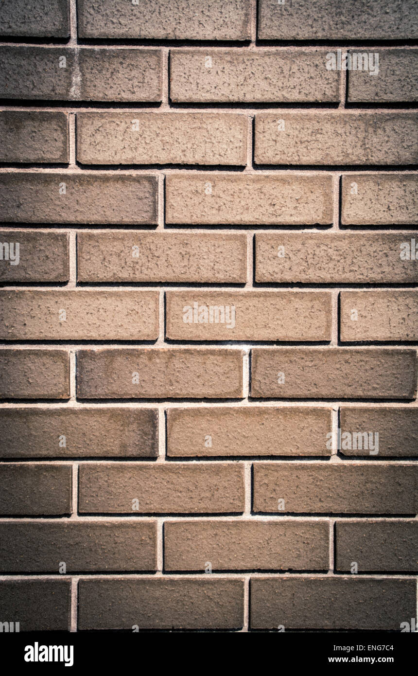 Brick wall with brown bricks Stock Photo - Alamy