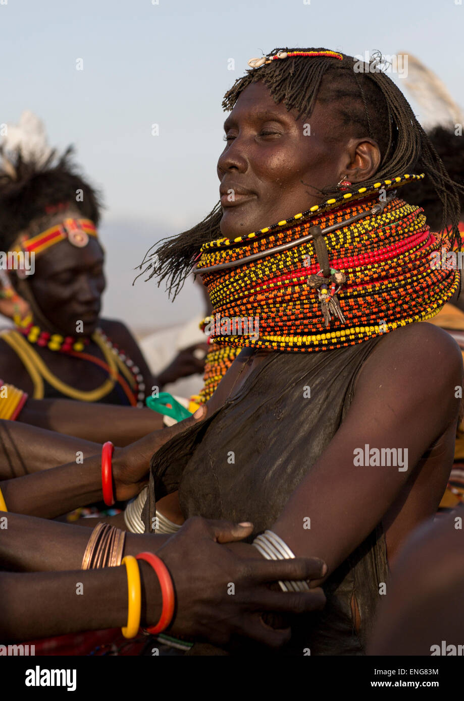 Turkana tribe people dancing turkana hi-res stock photography and ...