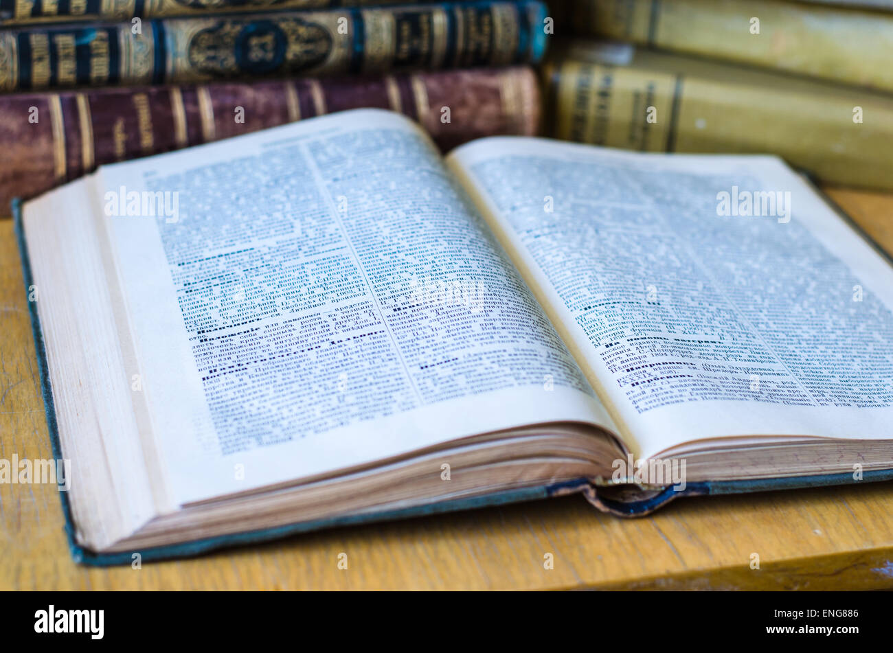 old ancient books in old Prussian language Stock Photo - Alamy