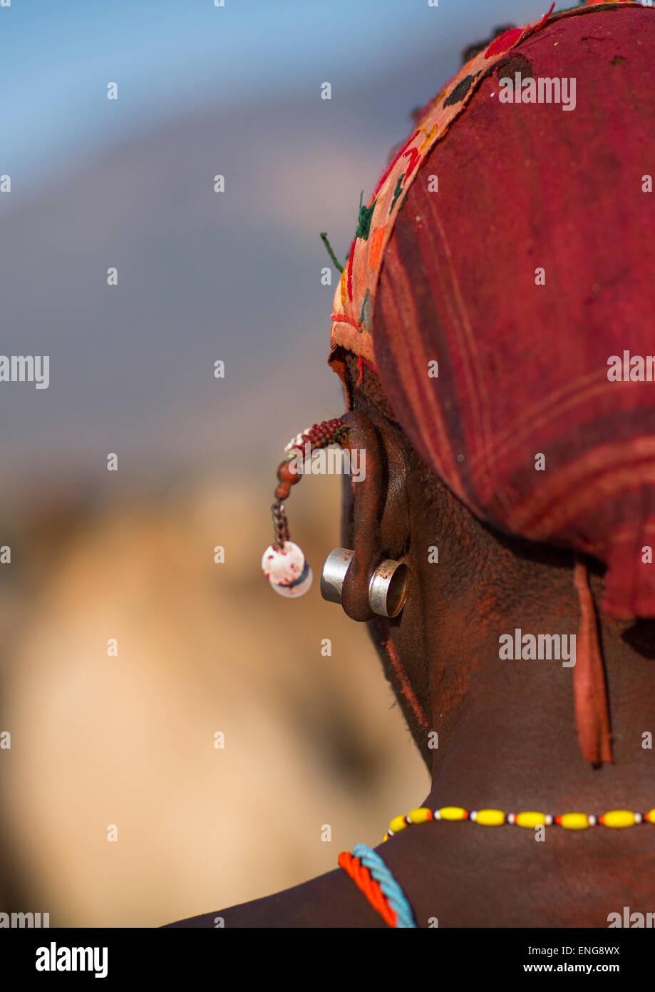 Rendille Tribesman With His Camels, Marsabit District, Ngurunit, Kenya ...