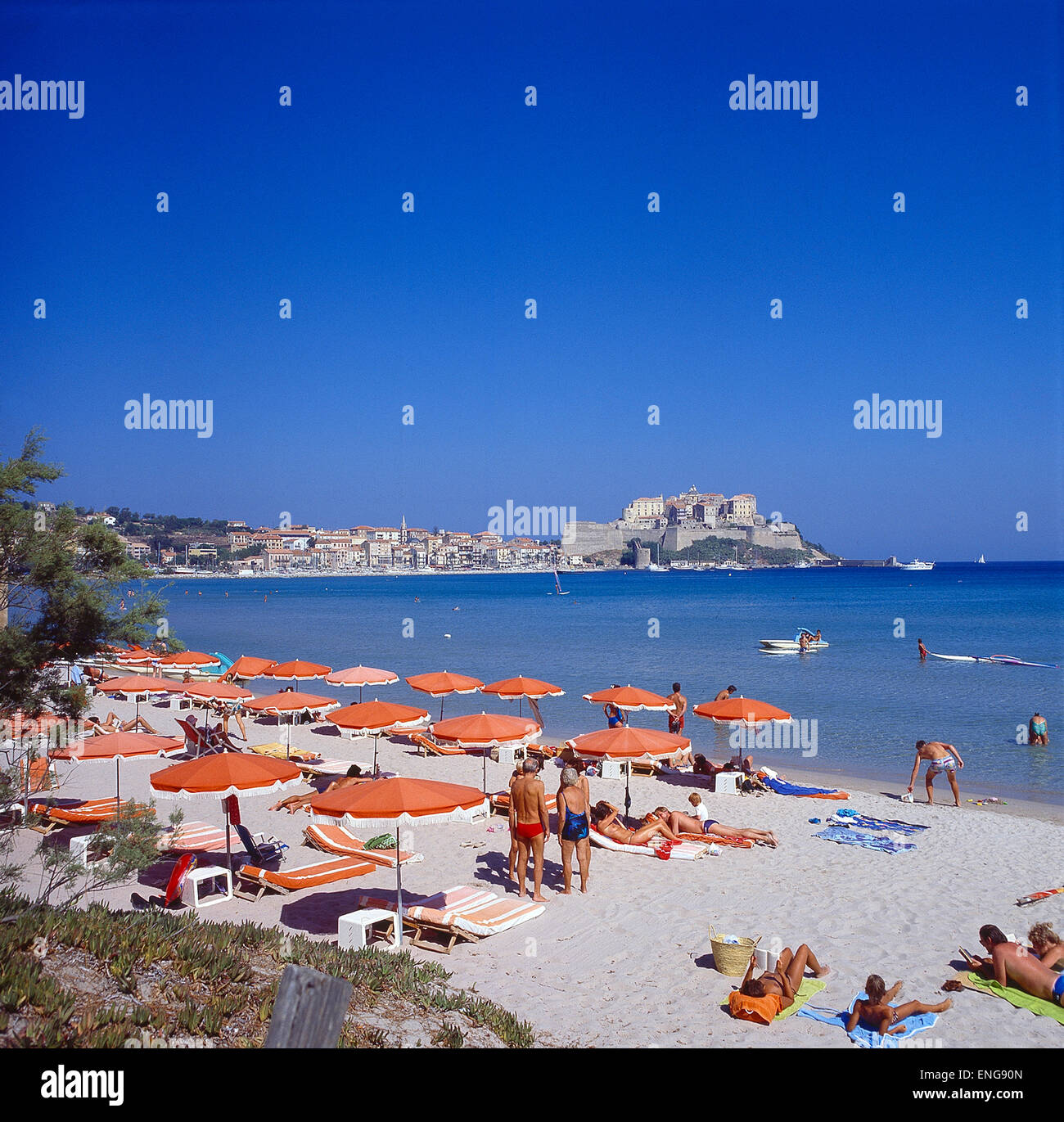 Frankreich/ Korsika, Calvi, Strand Stock Photo - Alamy