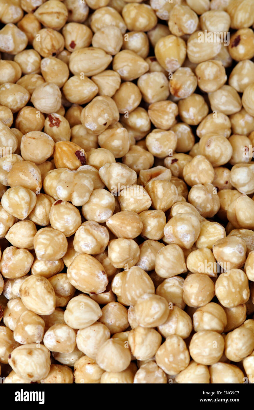 Hazelnut peeled hazelnuts in hi-res stock photography and images - Alamy